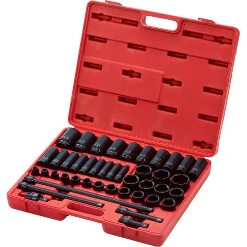 Sunex Tools 2568 43 PC. 1/2" Drive 3/8"-1-1/2" SAE Standard & Deep Imp– Centerline Dynamics