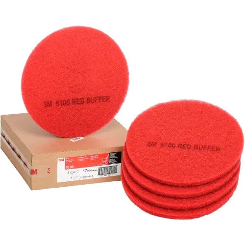 3M™ 17" Buffing Pad, Red, 5 Per Case– Centerline Dynamics