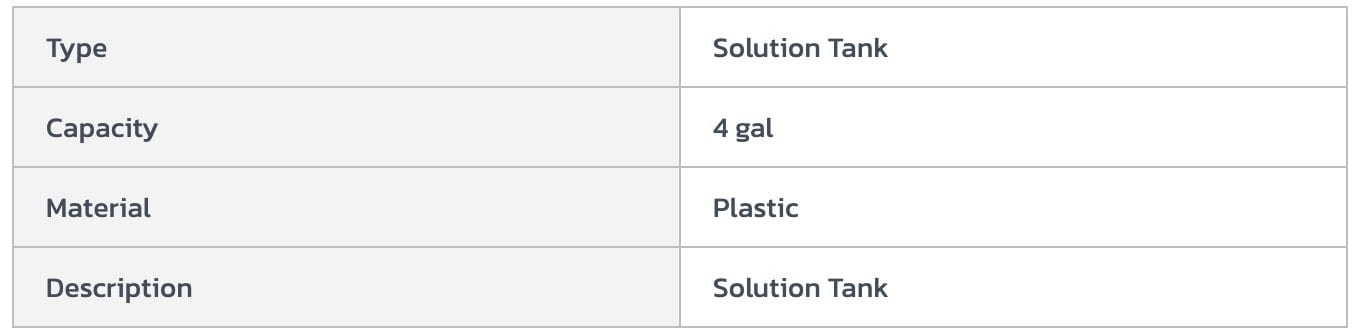 Global Industrial™ Solution Tank For Floor Machines, 4 Gallon Capacity ...
