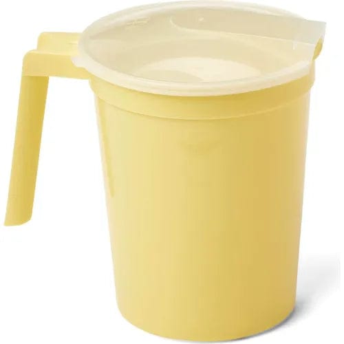 Noninsulated Pitcher w/ Handle & Lid, Plastic, 32 oz., Pack of 100 ...