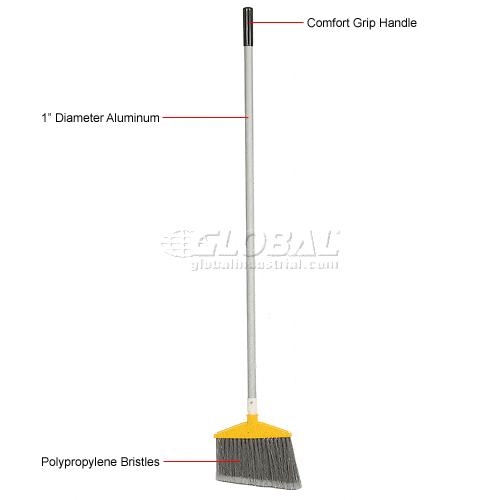 Rubbermaid® Angled Broom With Aluminum Handle - Pkg Qty 6– Centerline ...