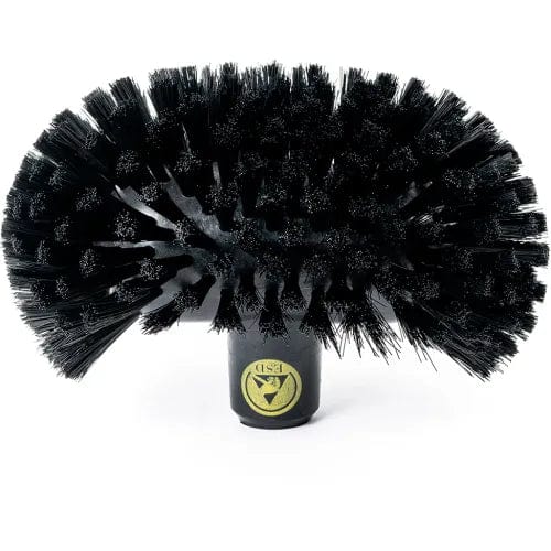 ESD Conductive Tank Brush, Base only, Stiff Bristles, 4-5/7", Black ...