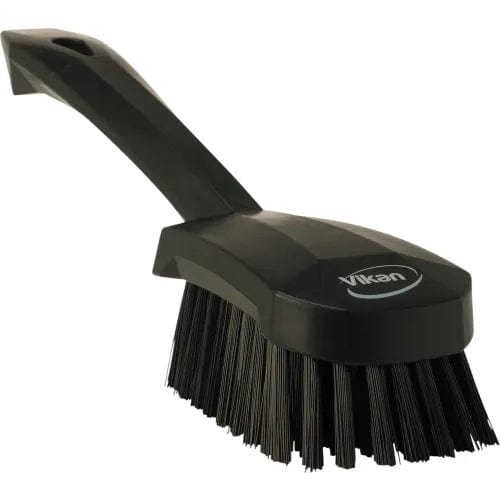 Short Handle Scrubbing Brush- Stiff, Black– Centerline Dynamics