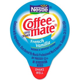 Coffee mate® Non-Dairy Liquid Creamer Mini Cups, French Vanilla, 0.375 ...