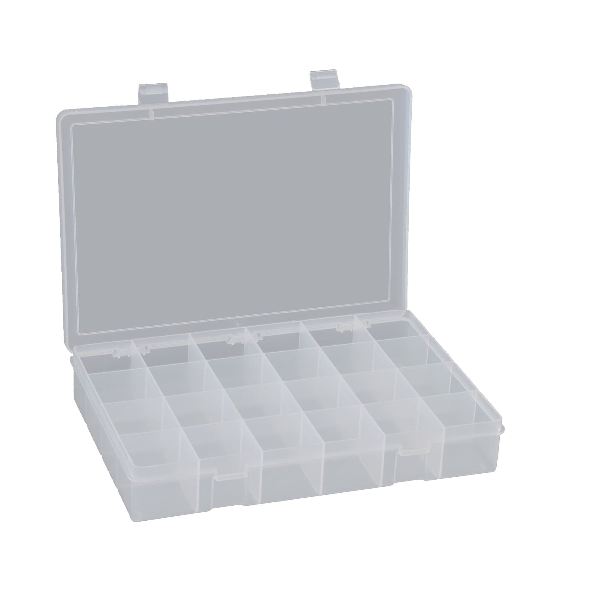 Durham Large Plastic Compartment Box, 24 Openings, Clear– Centerline ...