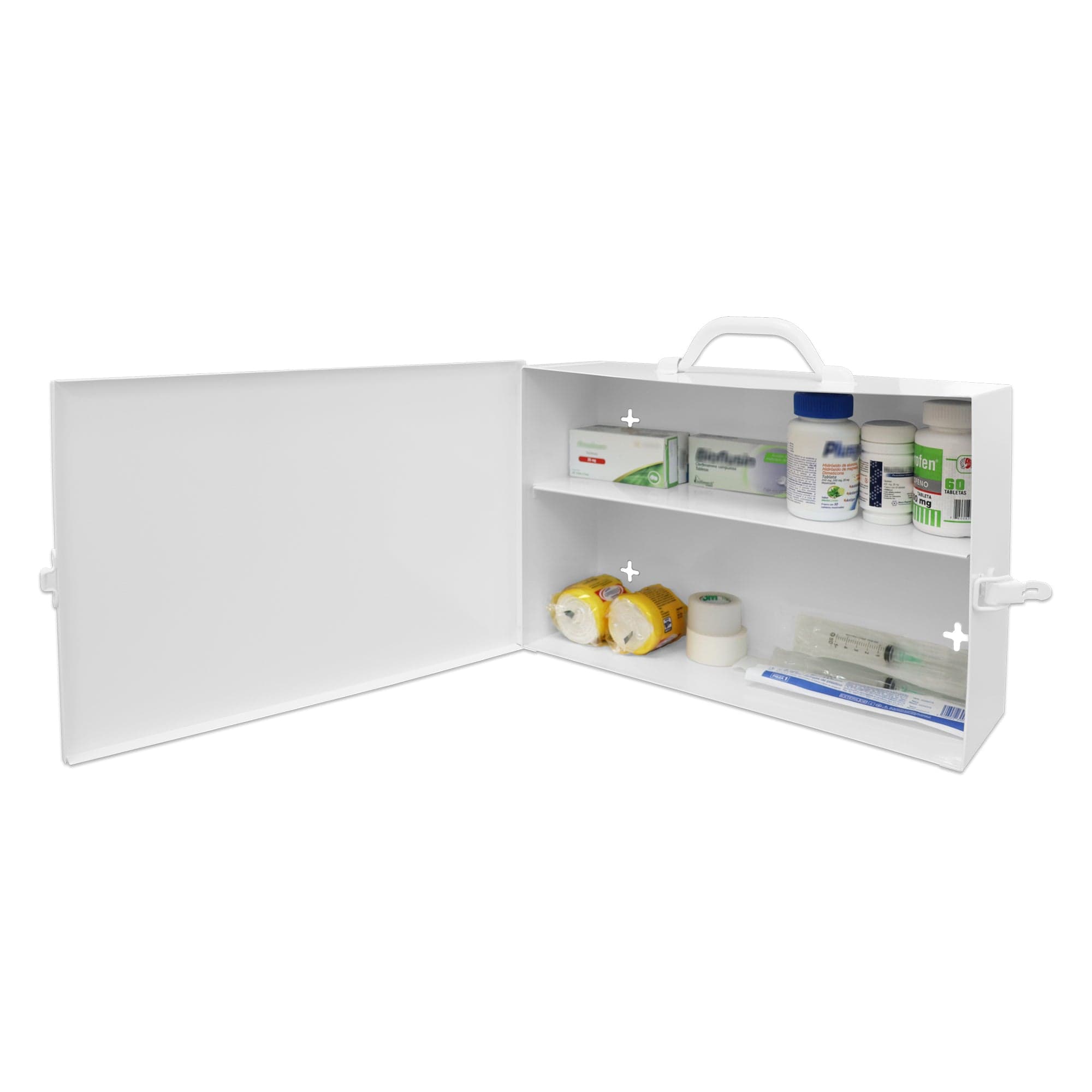 Durham 7FX (2 Shelf) Industrial First Aid Cabinet with Swing Out Door ...