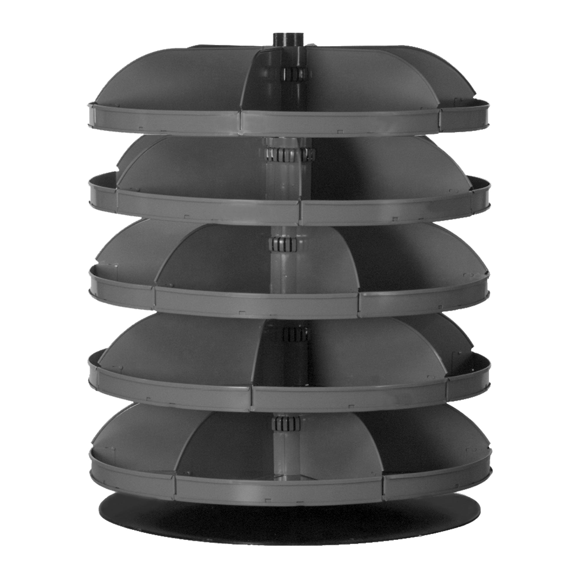 Durham 28″ Revolving Rotabin, 5 Shelves– Centerline Dynamics