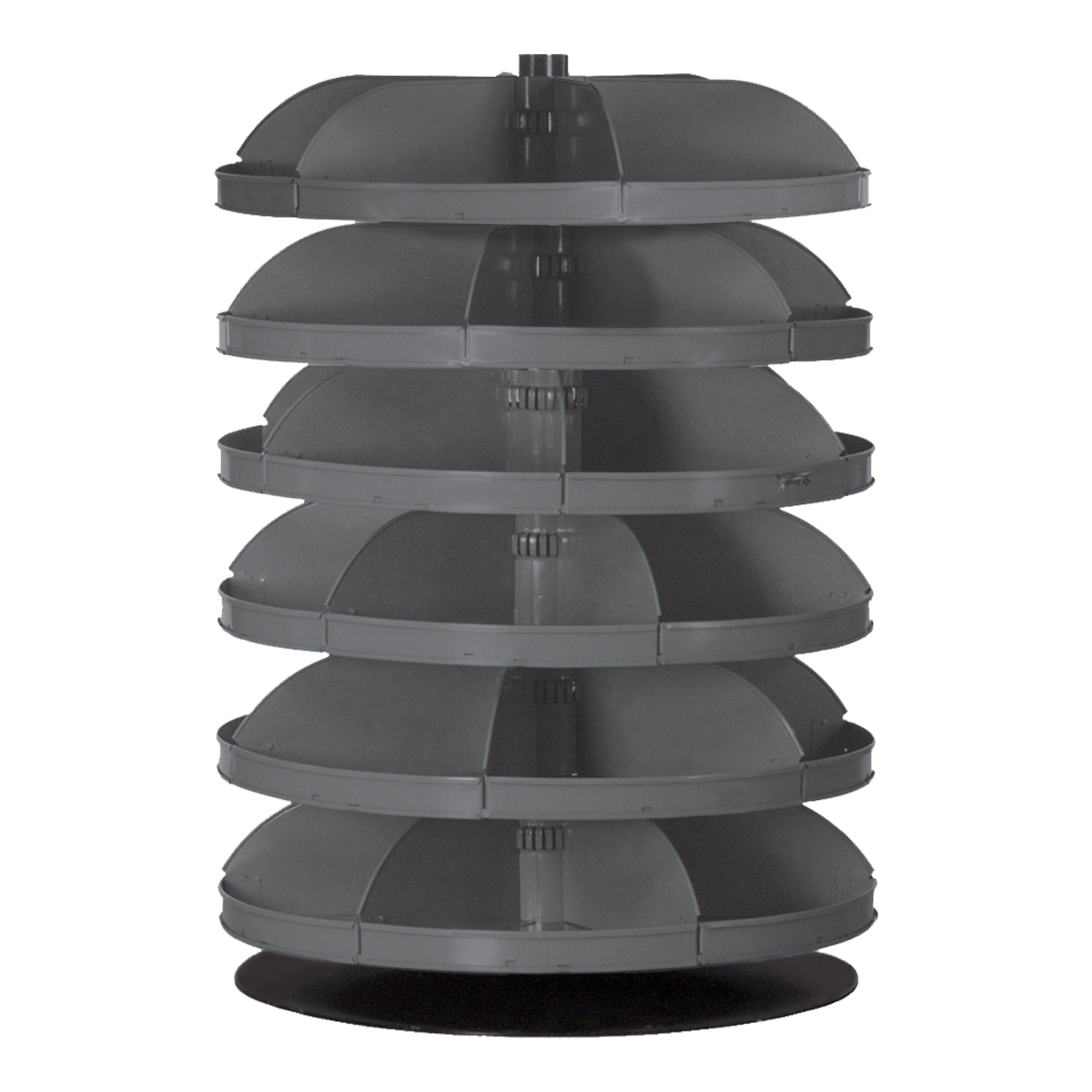 Durham 28″ Revolving Rotabin, 6 Shelves– Centerline Dynamics