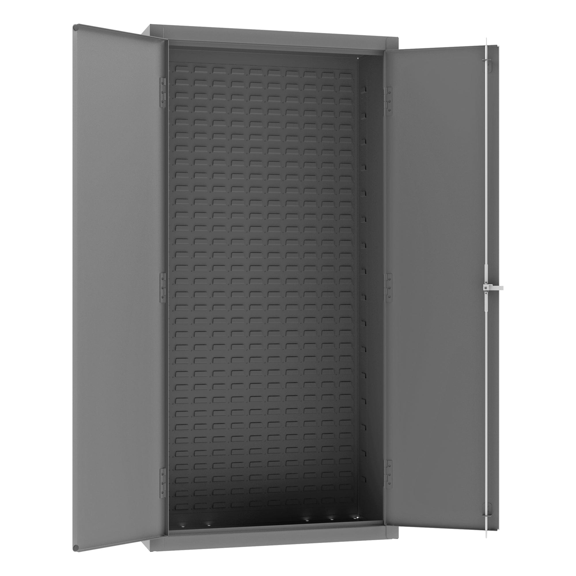 Durham Customizable Cabinet, Louvered Panel, 14 Gauge, 36 x 18 x 72 ...
