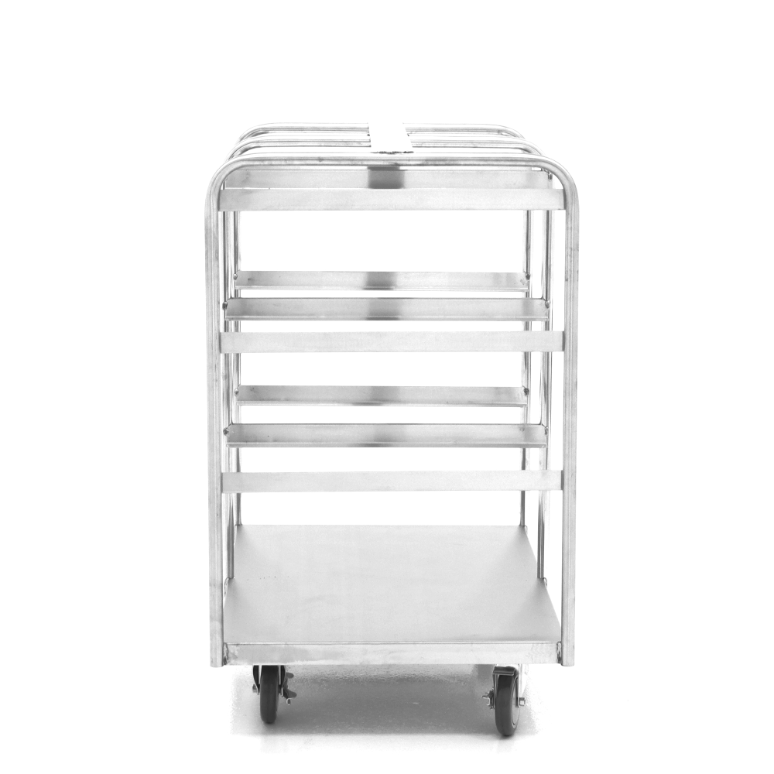 Durham Stainless Steel Tub Rack Cart, 6 Bins– Centerline Dynamics