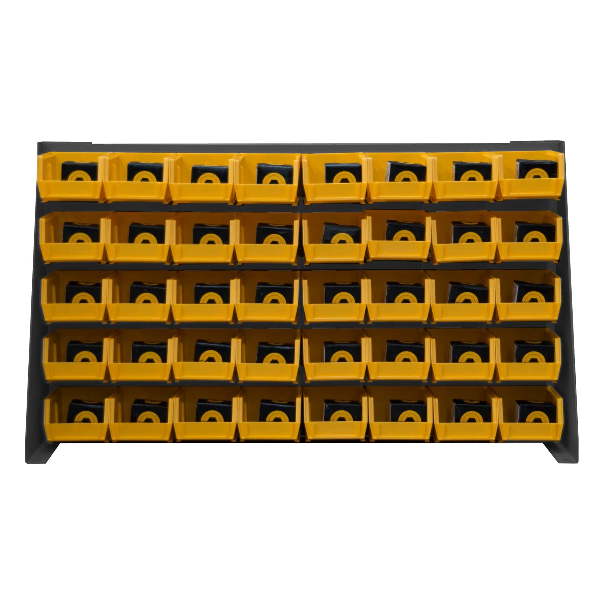 Durham Free Standing, 16 Gauge, Louvered Panel Rack, 35 x 9 x 24 ...