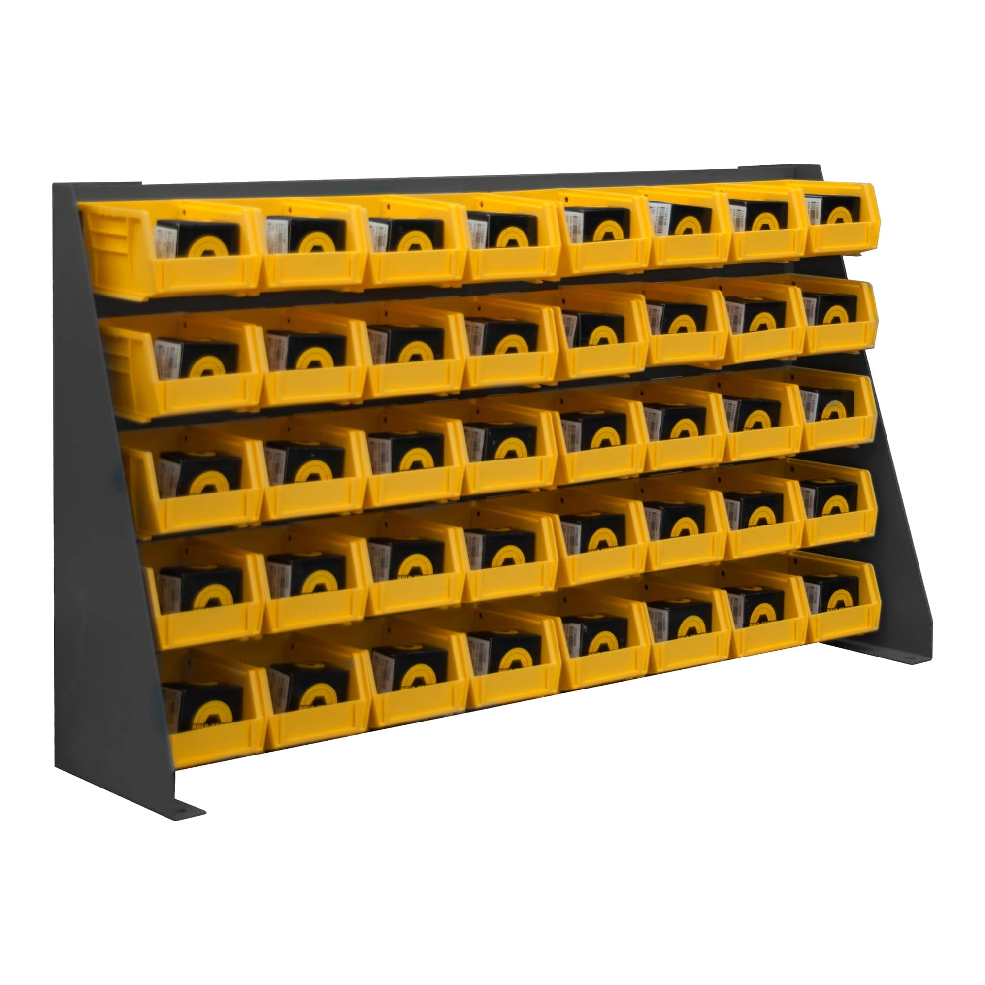 Durham Free Standing, 16 Gauge, Louvered Panel Rack, 35 x 9 x 24 ...