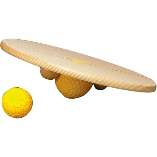16" Circular Balance Board with 3" and 4" Balls– Centerline Dynamics