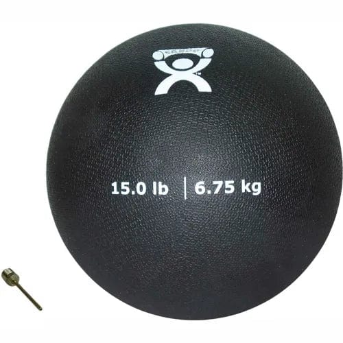 Soft Pliable Medicine Ball, 15 lb., 9" Diameter, Black– Centerline Dynamics