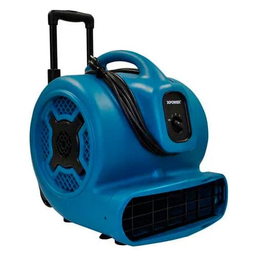 Stackable Air Mover With Telescopic Handle & Wheels, 3 Speed, 1 HP, 36 ...