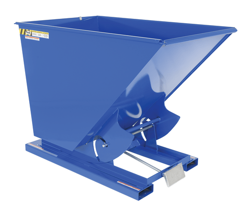 Vestil Steel Heavy Duty Self Dumping Hopper 1-1/2 Cubic Yard 6000 Lb ...