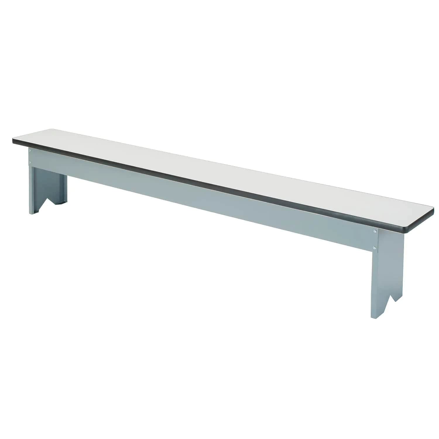 Locker Room Bench, Laminate Top with Steel Base, 96x12x18– Centerline ...