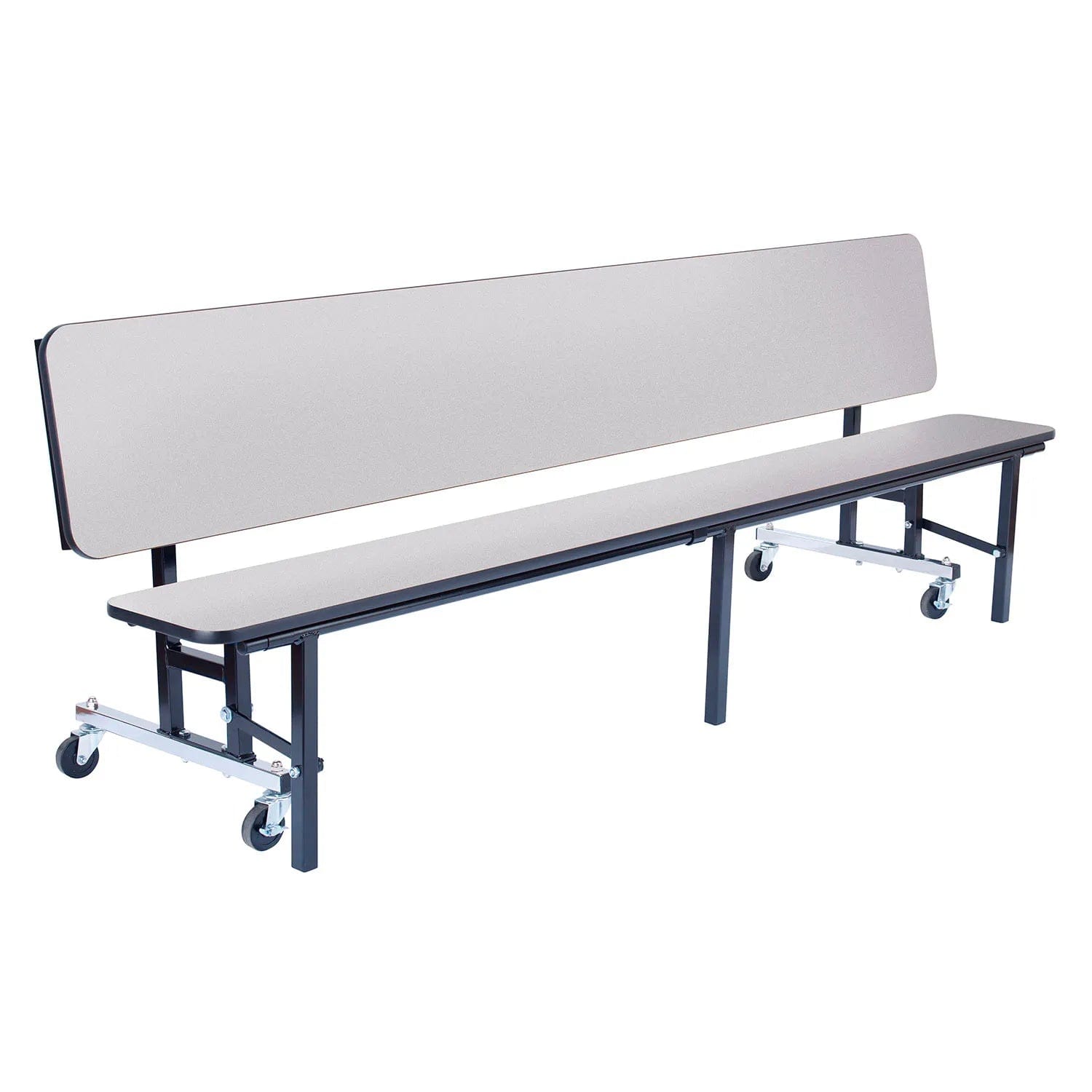 Mobile Convertible Bench Unit, MDF, 72"Lx29"W, Gray– Centerline Dynamics
