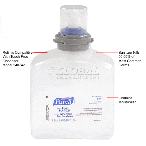 PURELL® Advanced Hand Sanitizer Gel, 4 Refills/Case– Centerline Dynamics