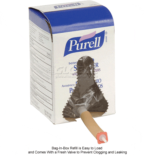 PURELL® Advanced Hand Sanitizer Gel - 12 Refills/Case - 9657-12 ...