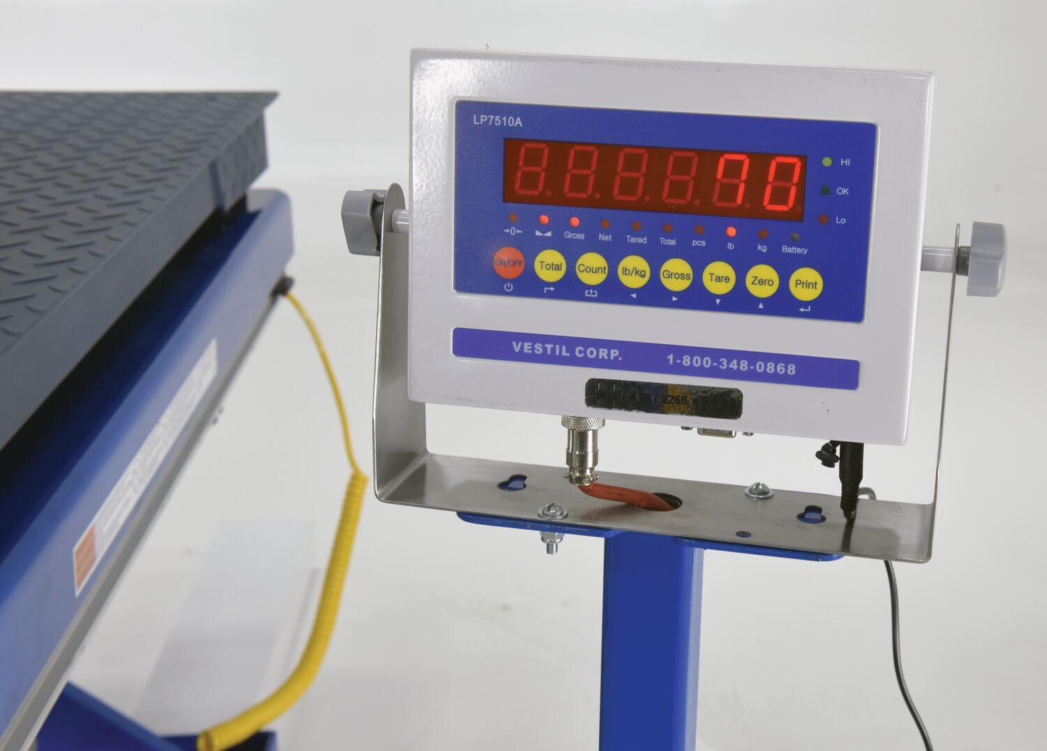 Vestil Steel Integral Scissor Lift Table Scale Option 48 x 48 5000 Lb ...