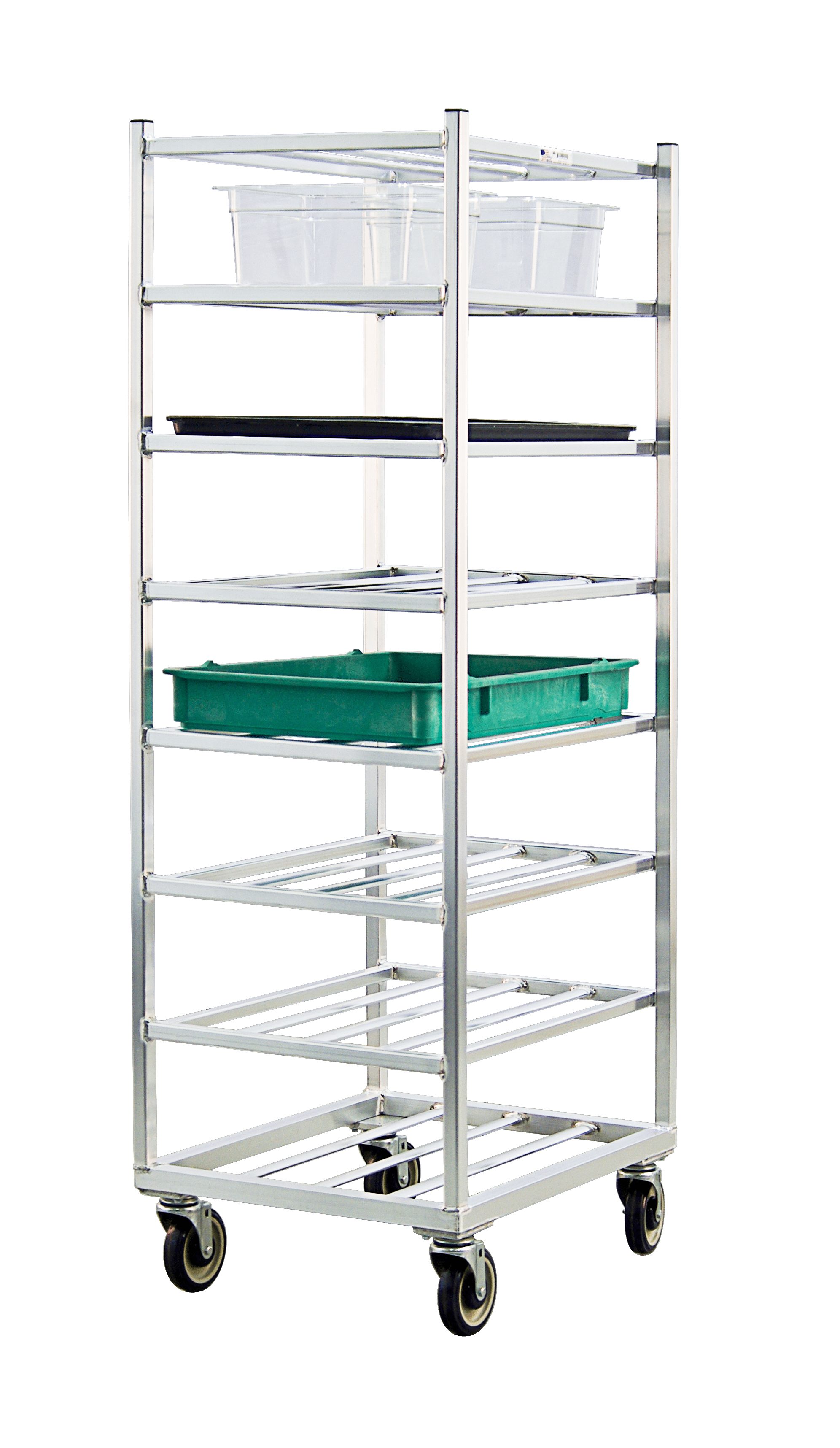 New Age Industrial Multi-Shelf Heavy Duty Universal Carts Model 1358 ...