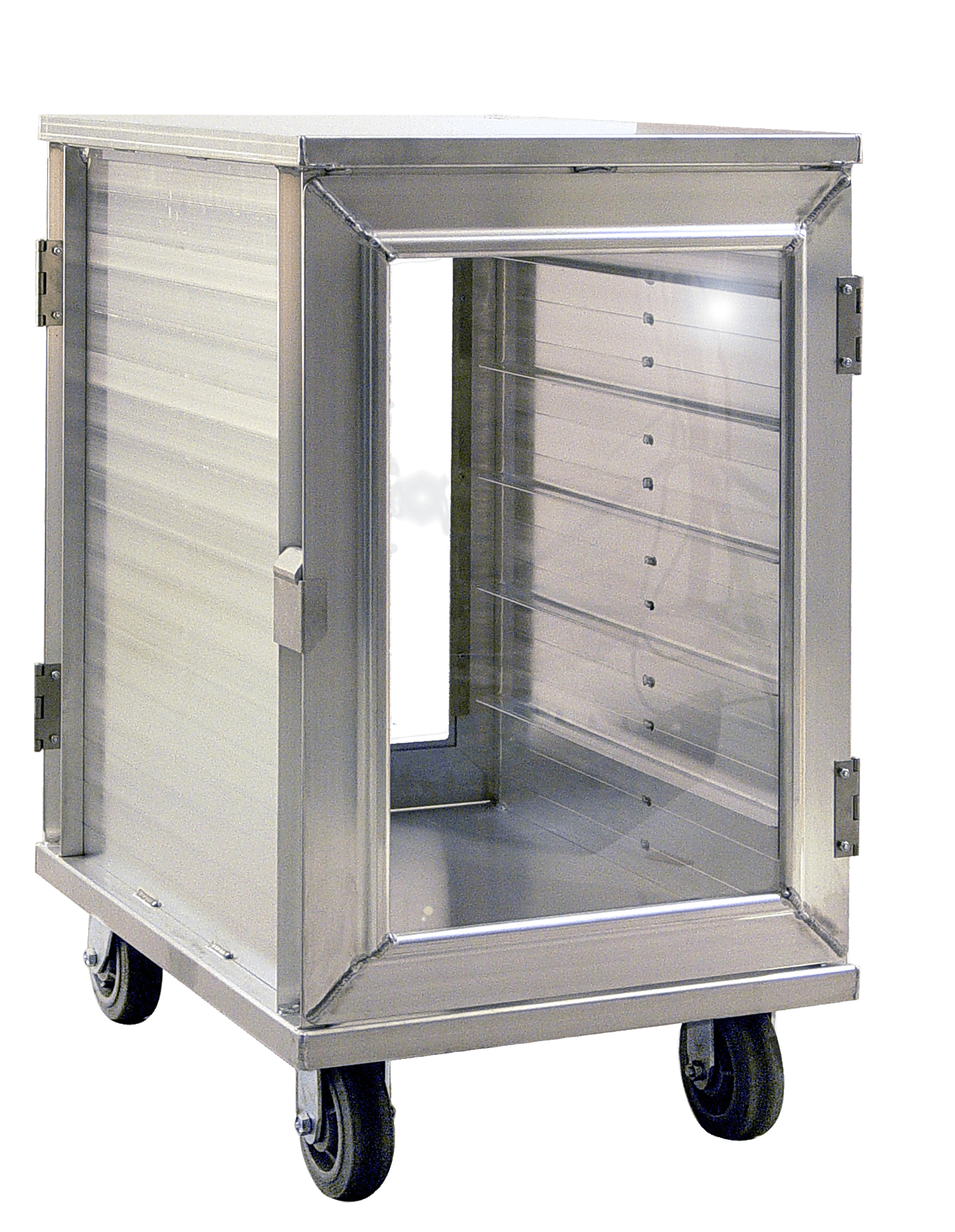 New Age Industrial Room Service Cart with Polycarbonate Doors Model 97 ...