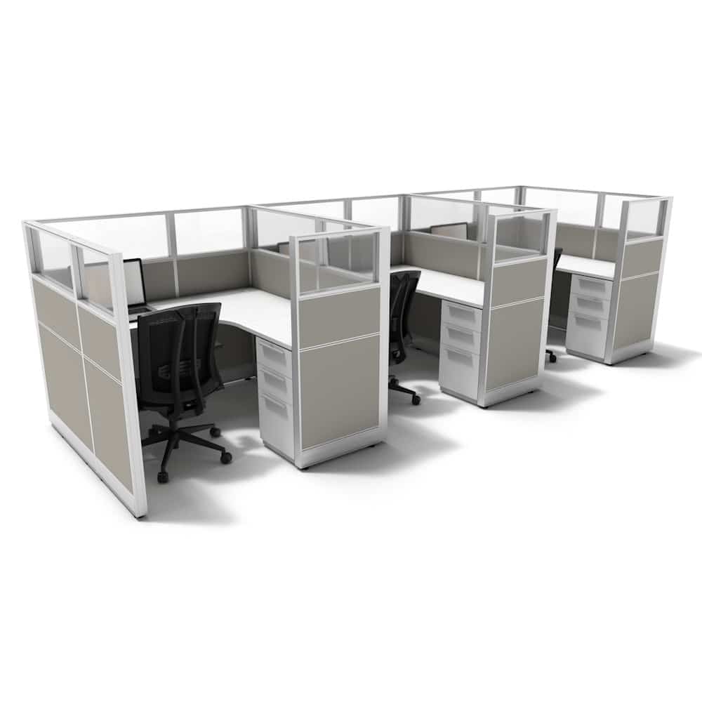 Sunline Select 5’x5′ – 53″ High Office Cubicle– Centerline Dynamics