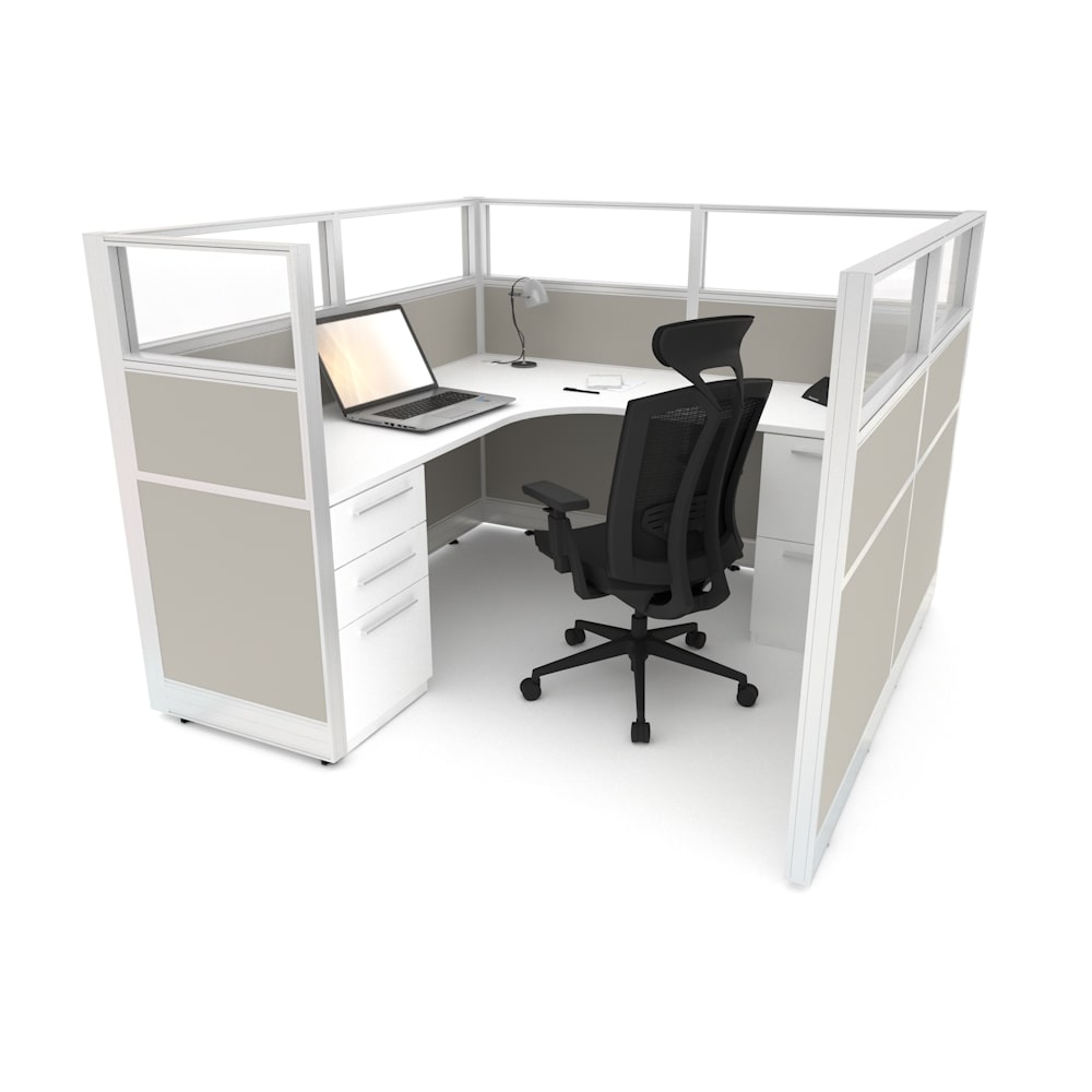 Sunline Select 6’x6′ – 53″ High Office Cubicle– Centerline Dynamics