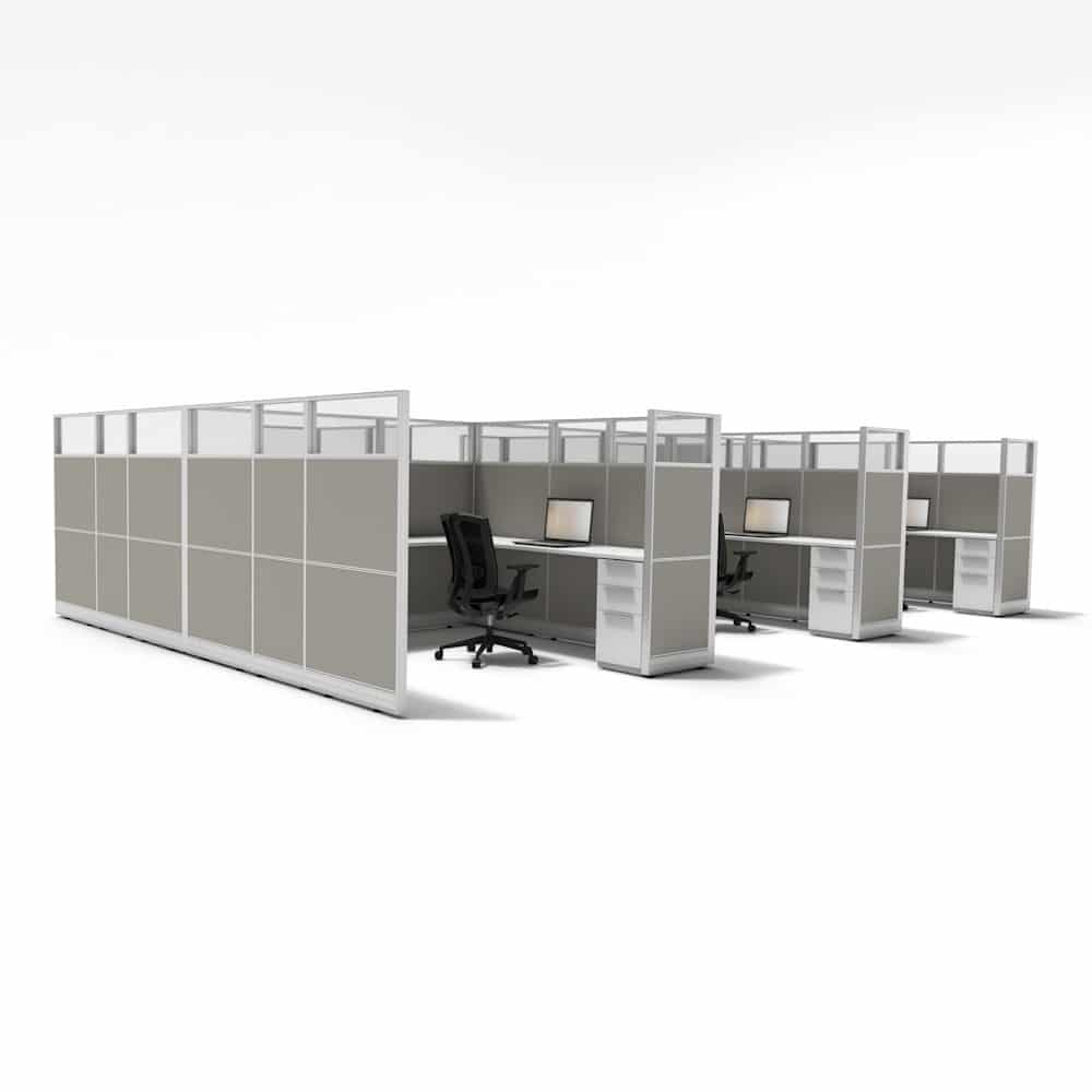 Sunline Select: 8’x8′ – 65″ High Office Cubicle– Centerline Dynamics