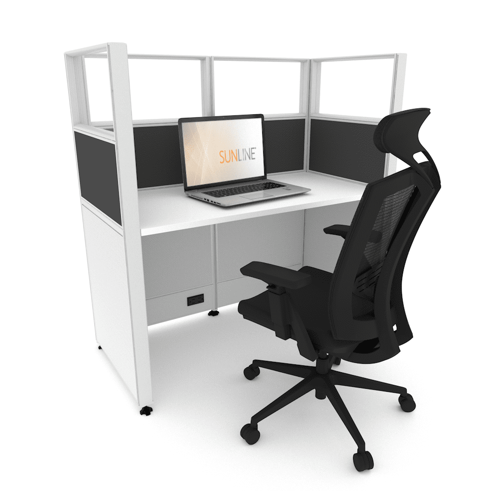 Sunline Signature 4’x2′ – 53″ High Office Cubicle– Centerline Dynamics