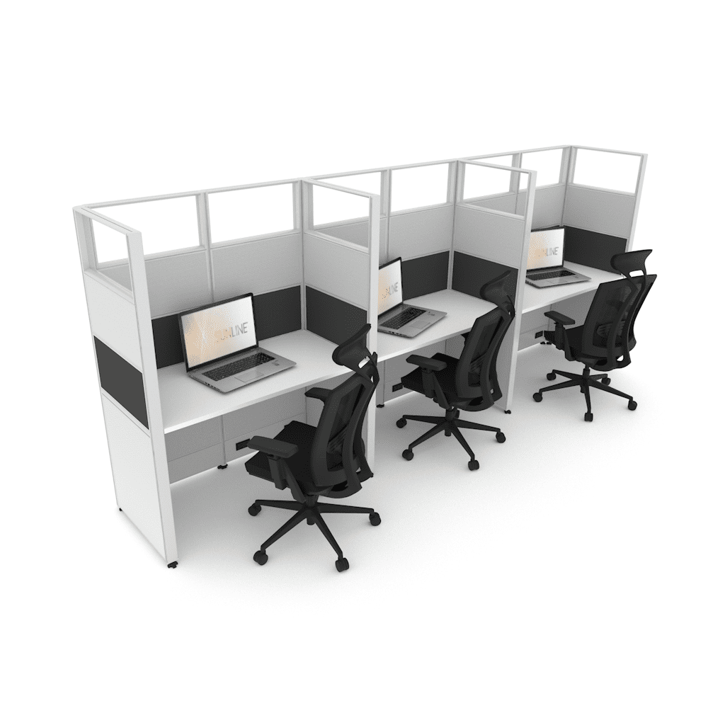 Sunline Signature 4’x2′ – 65″ High Office Cubicle– Centerline Dynamics