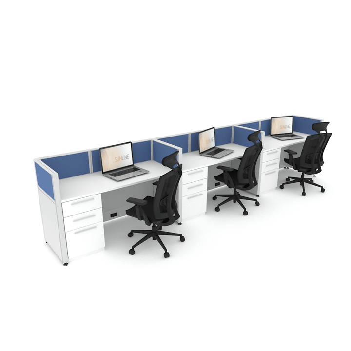 Sunline Signature 5’x2′ – 41″ High Office Cubicle– Centerline Dynamics