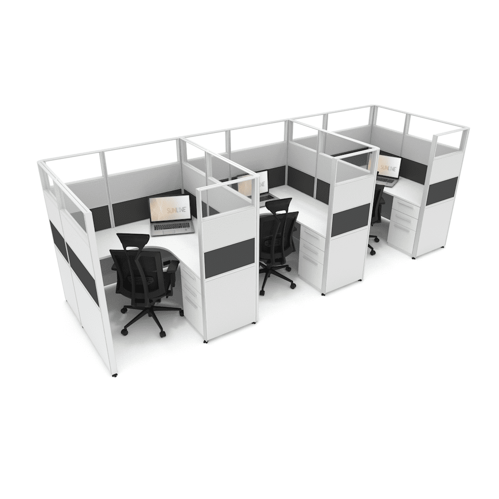Sunline Signature 5’x5′ – 65″ High Office Cubicle– Centerline Dynamics