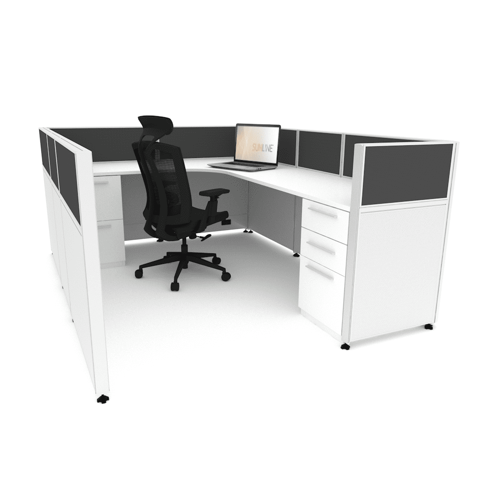 Sunline Signature 6’x8′- 41″ High Office Cubicle– Centerline Dynamics