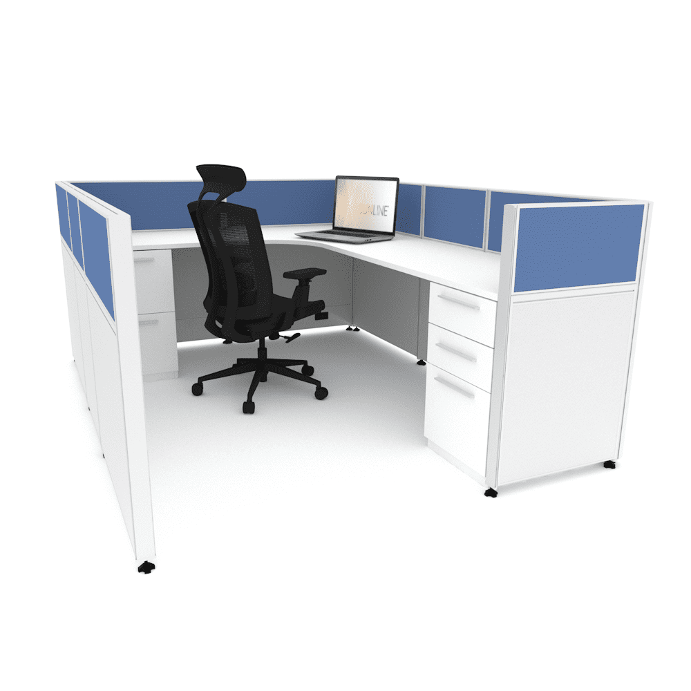 Sunline Signature 6’x8′- 41″ High Office Cubicle– Centerline Dynamics