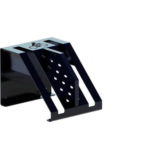 Pasadena Bicycle Parking Rack, Surface Mount, 2 Bike Capacity, Black ...