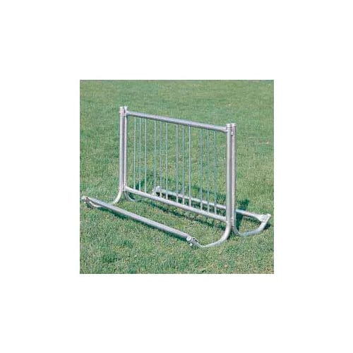 Portable Modern Bike Rack, 10-Bike Capacity, Double Sided, 5' Long ...