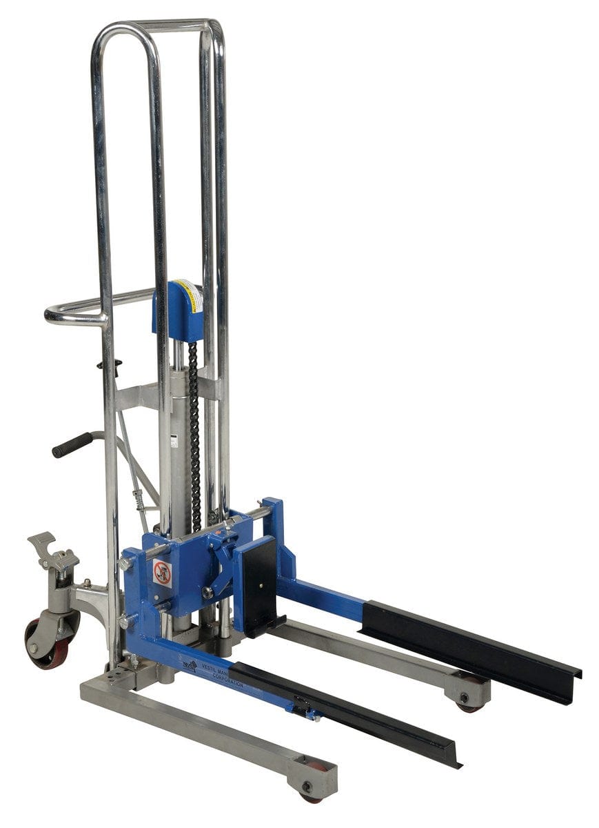 Vestil Steel Adjustable Box Stacker 42-1/4 In. Raised Height 380 Lb. C ...