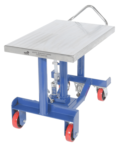Steel Low Profile Post Lift Table 34 In. x 20 In. x 26 In. 1000 Lb. Ca ...
