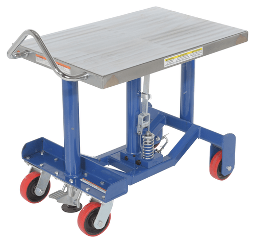 Steel Low Profile Post Lift Table 34 In. x 20 In. x 26 In. 1000 Lb. Ca ...