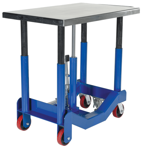 Vestil Steel Low Profile Post Lift Table 41 In. x 24 In. x 25 In. 4000 ...