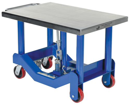 Vestil Steel Low Profile Post Lift Table 41 In. x 24 In. x 25 In. 4000 ...