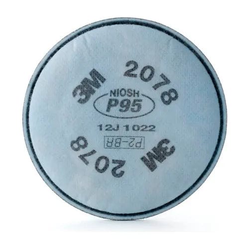 3M™ Particulate Filter 2078, P95, with Nuisance Level Organic Vapor/Ac ...