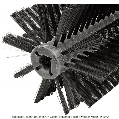 Global Industrial™ Column Brush Replacement Part for Push Sweeper ...