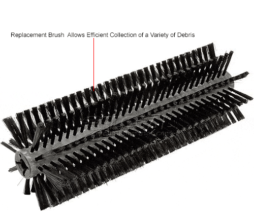 Global Industrial™ Column Brush Replacement Part for Push Sweeper ...