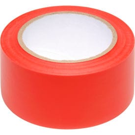 Global Industrial™ Safety Tape Solid Red, 3"W x 108'L, 1 Roll ...