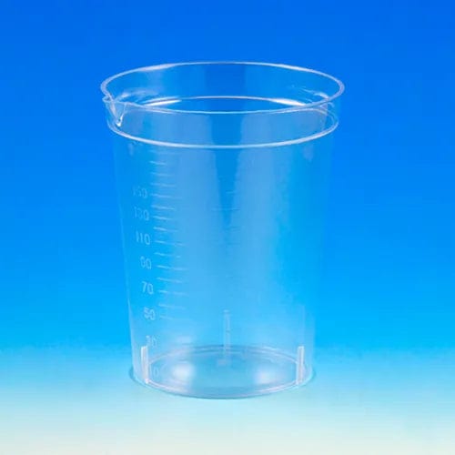 Graduated Specimen Container With Pour Spout, 6.5 oz., Polystyrene, 50 ...