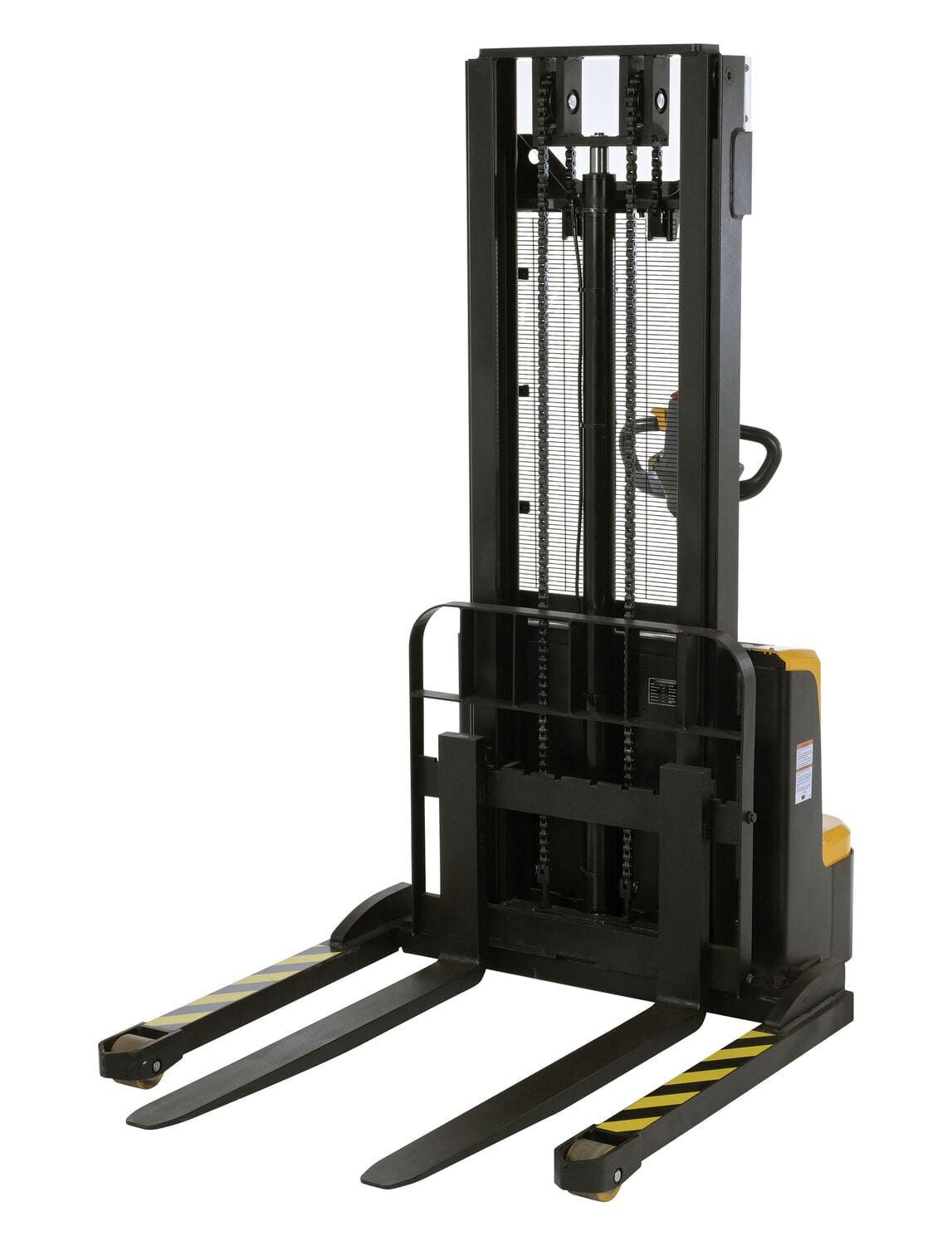 Vestil Steel Adjustable Double Mast Stacker 118 In. Raised Height Vari ...