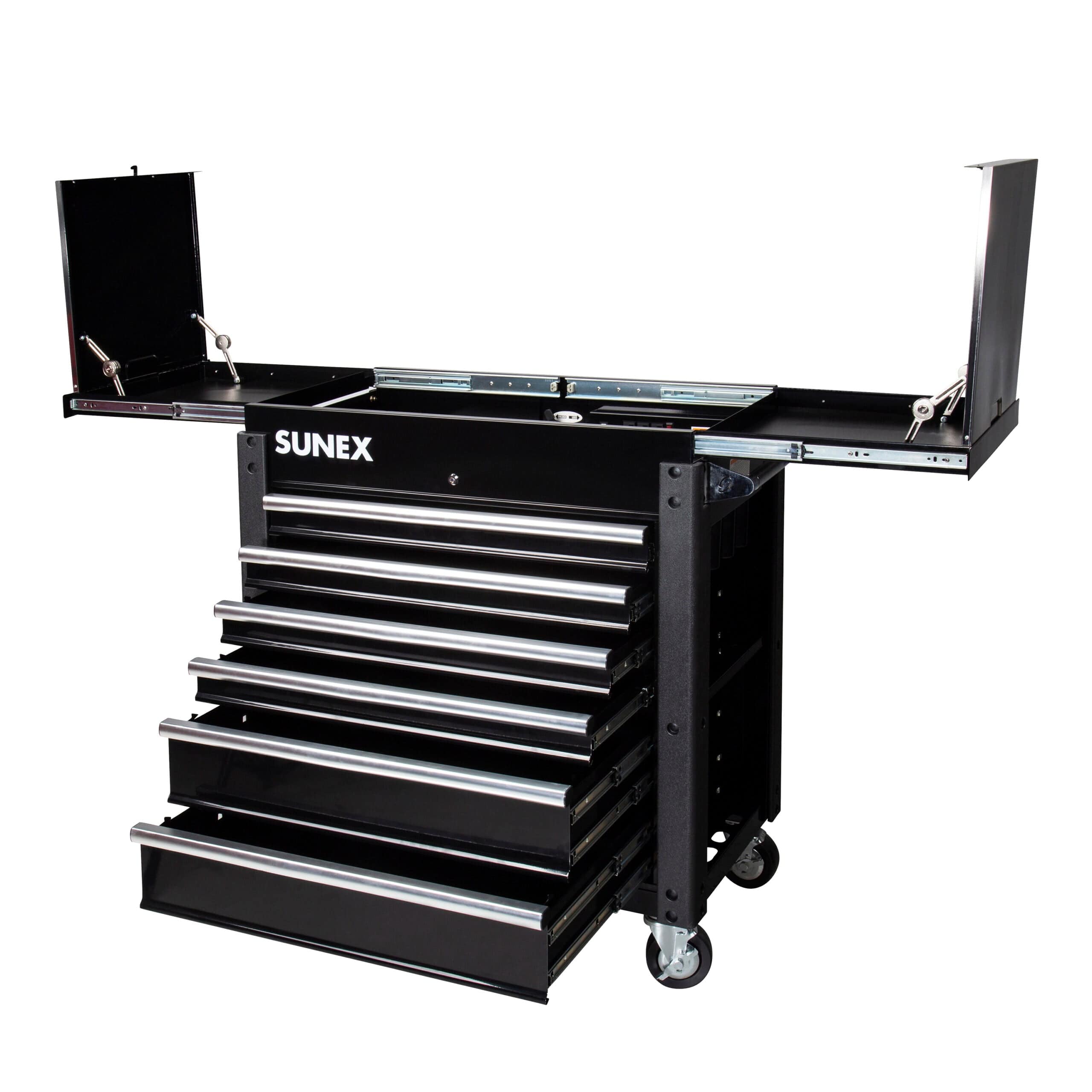 6-Drawer Slide Top Service Cart with Power Strip– Centerline Dynamics